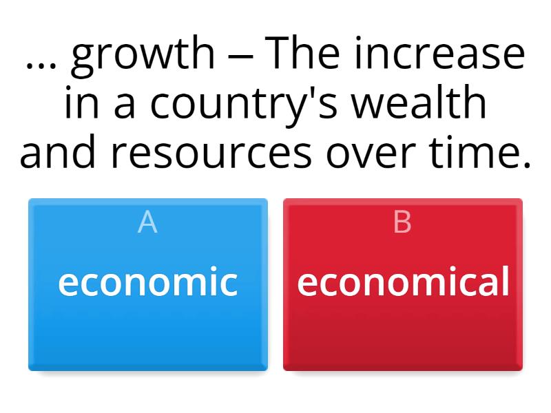 economic economical economics - Quiz