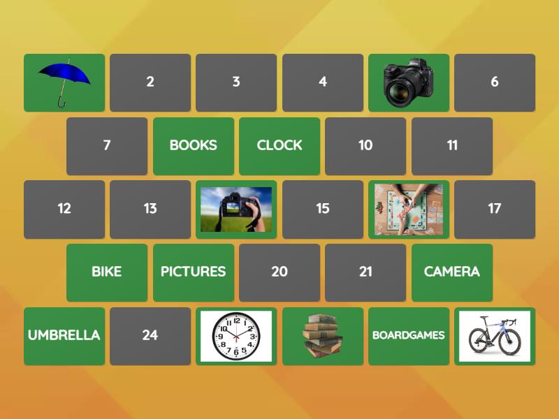 EVERYDAY OBJECTS MEMORY GAME - Matching pairs