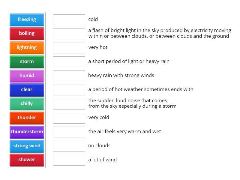 Mas2_lesson1_Weather - Match up