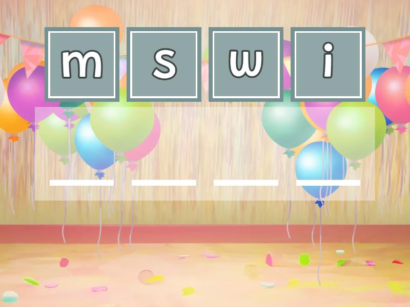 1B Ch6 Action words - Anagram