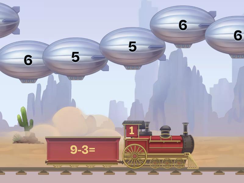 subtraction - Balloon pop