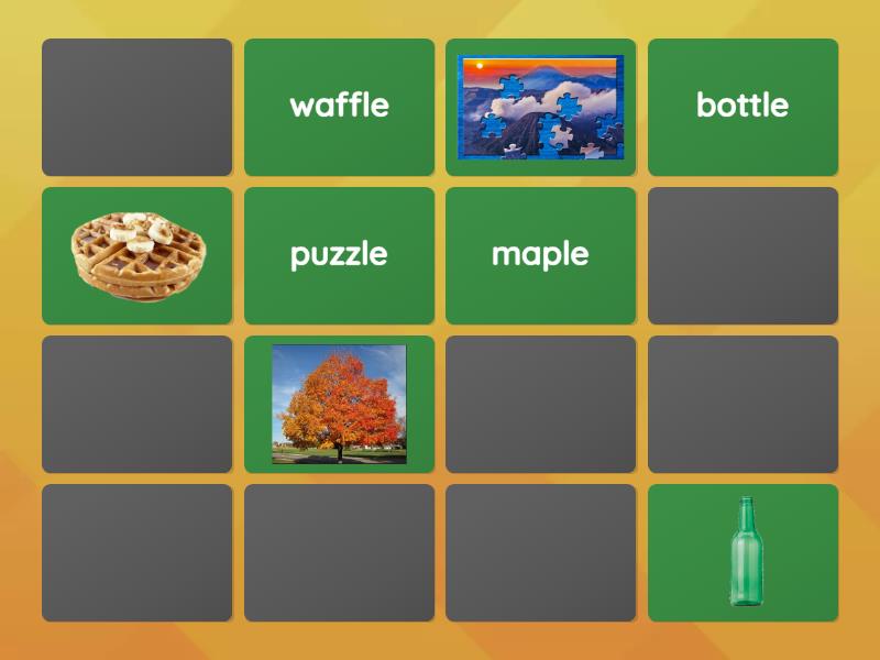 C+le Words - Matching pairs