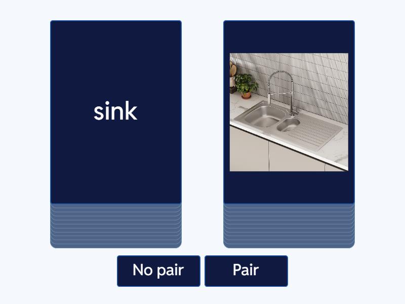 A1 > vocabulary of the house - Pair or No Pair