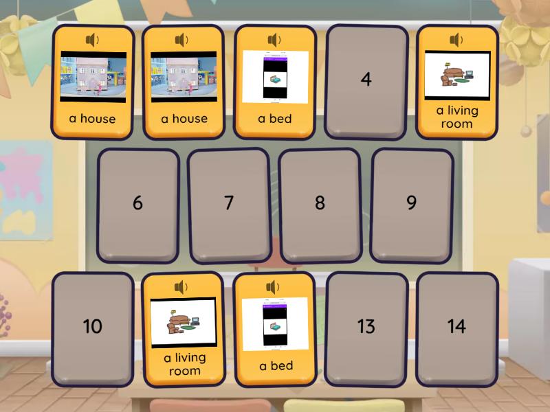 My house - Matching pairs