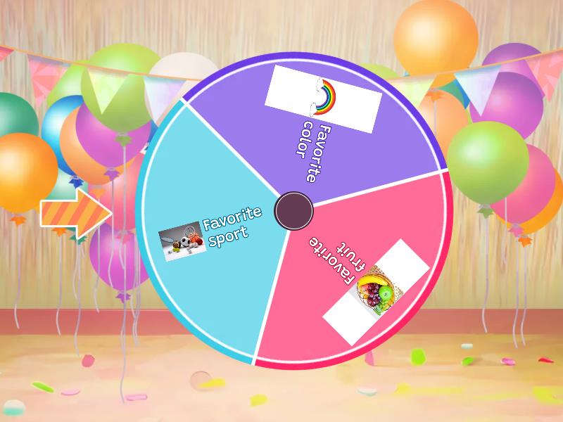 Introducing yourself - Spin the wheel