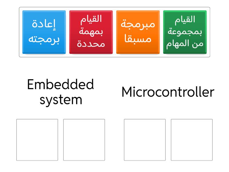 Embedded system vs microcontroller - Group sort