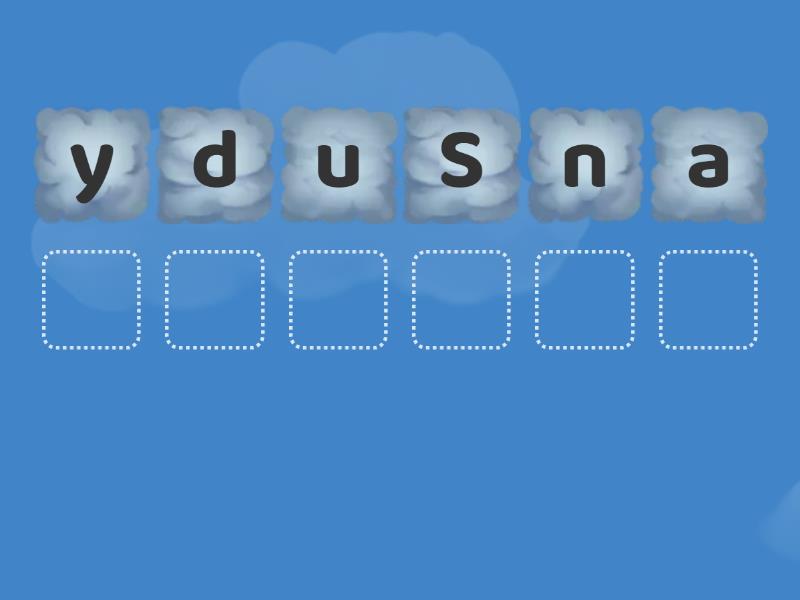 WC1.3 U2 Rhythms - Anagram