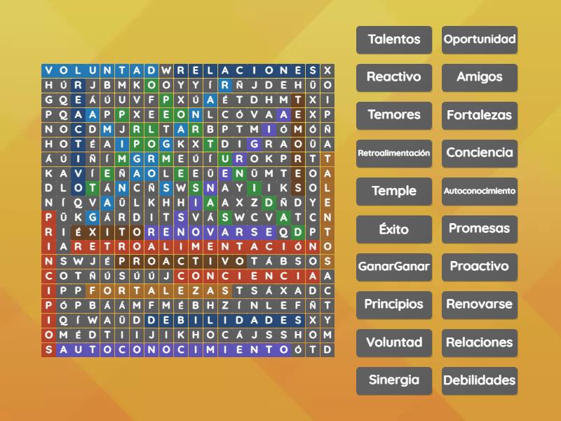 Taller#3 - Sopa de letras