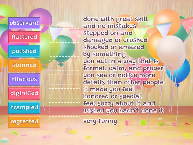 "The Beatles Were Fab (and They Were Funny)" Module 5, Week 1 - Match up