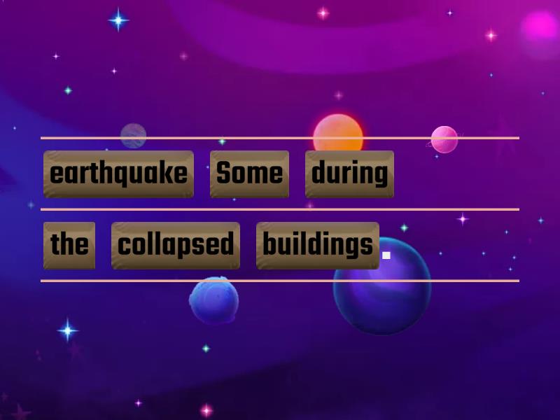 VOCABULARY - A PACKAGE FOR MRS. JEWLS - Unjumble