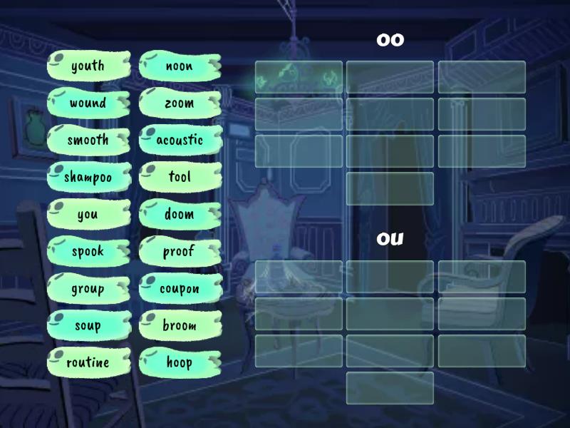 /oo/ ou vs oo - Group sort