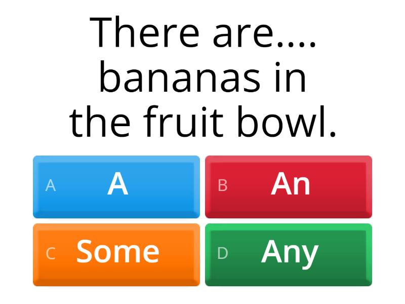 Articles and quantifiers - Quiz