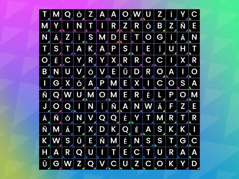 CIVILIZACIONES - Sopa de letras