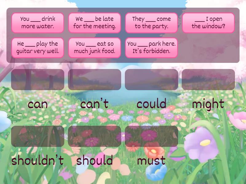 Modal Verbs - Match up
