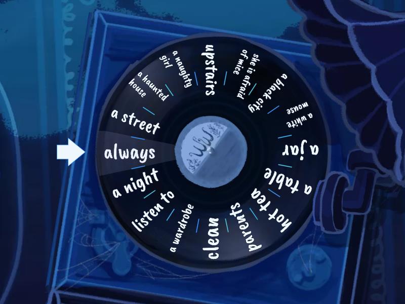 Spooky story_say a sentence - Spin the wheel