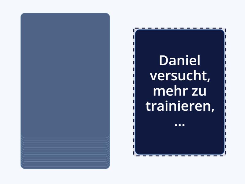 Da Weil Obwohl frei sprechen - Speaking cards