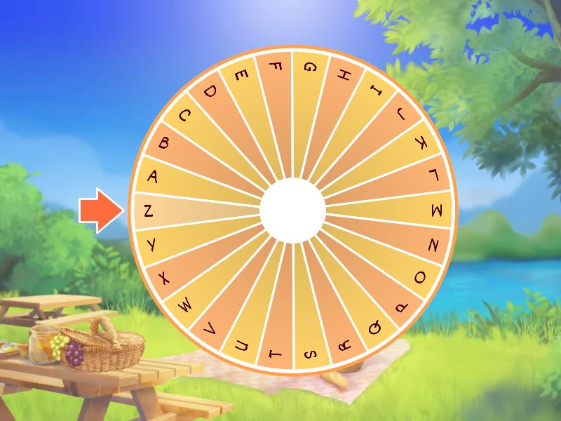 Alphabet - Spin the wheel