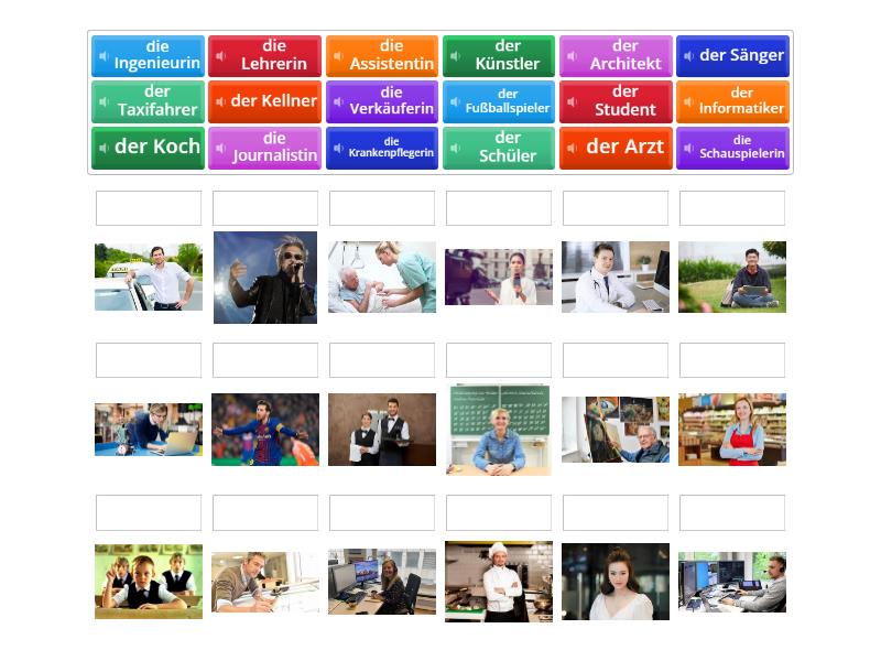 Berufe A1 - Match up