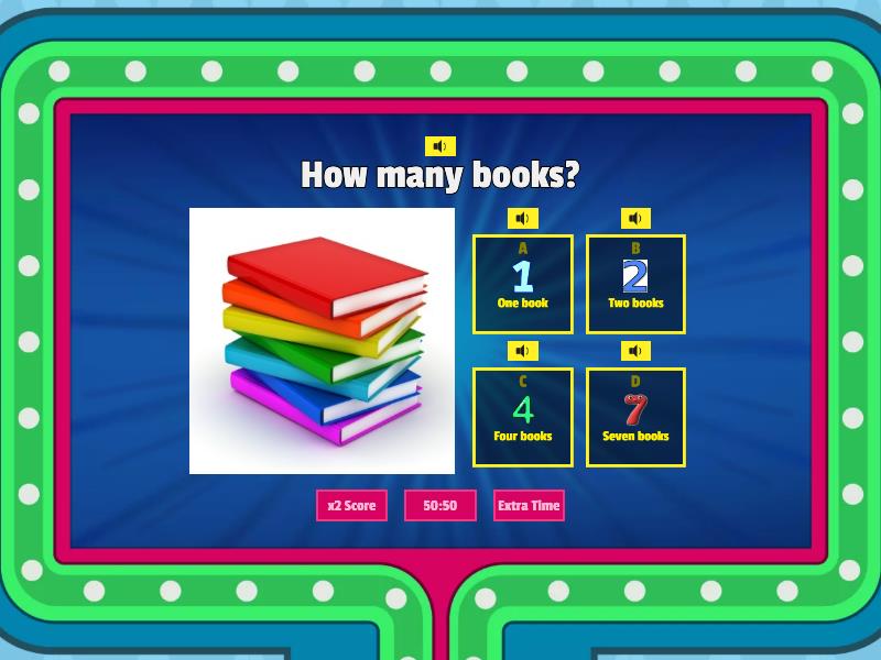 How many classroom objects - Gameshow quiz