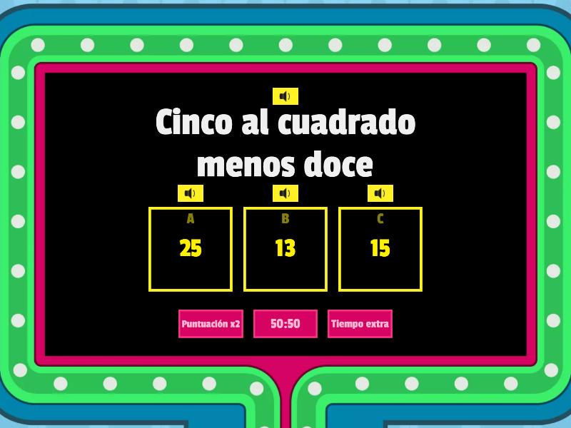 Cálculo mental Secundaria - Qüestionari de concurs