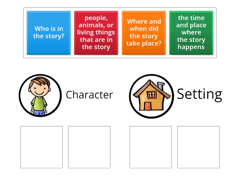 Story Elements Grade 1 - Group sort
