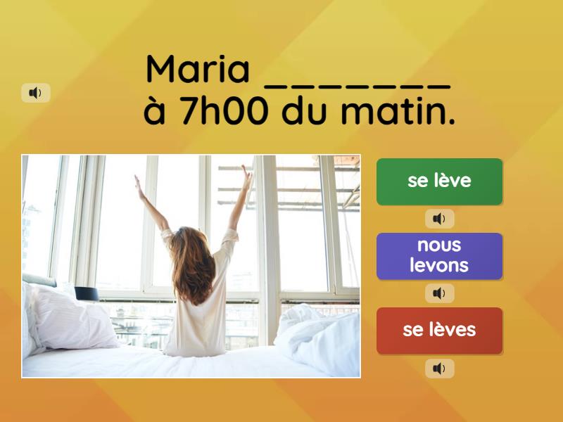 A1/D4/L2/P77/Focus Langue-Les verbes pronominaux: Je parle de mes ...