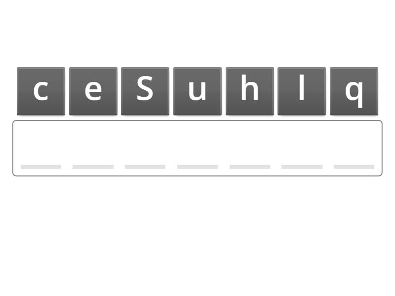 Word Scramble Qu - Anagram