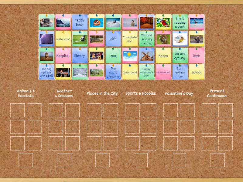 Guess the Category - Group sort