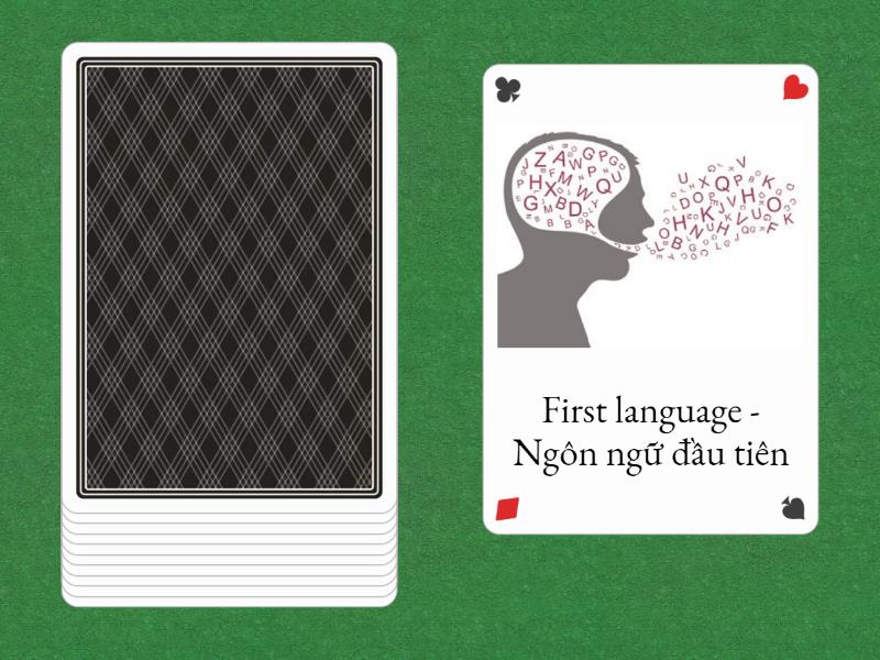 1.1 My language, your language - Speaking cards