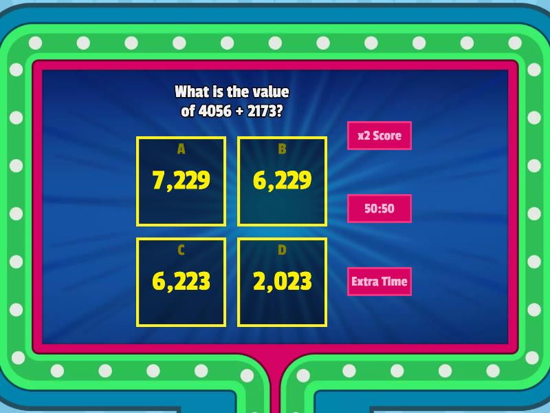 4th Grade TCAP Math Review - Gameshow quiz
