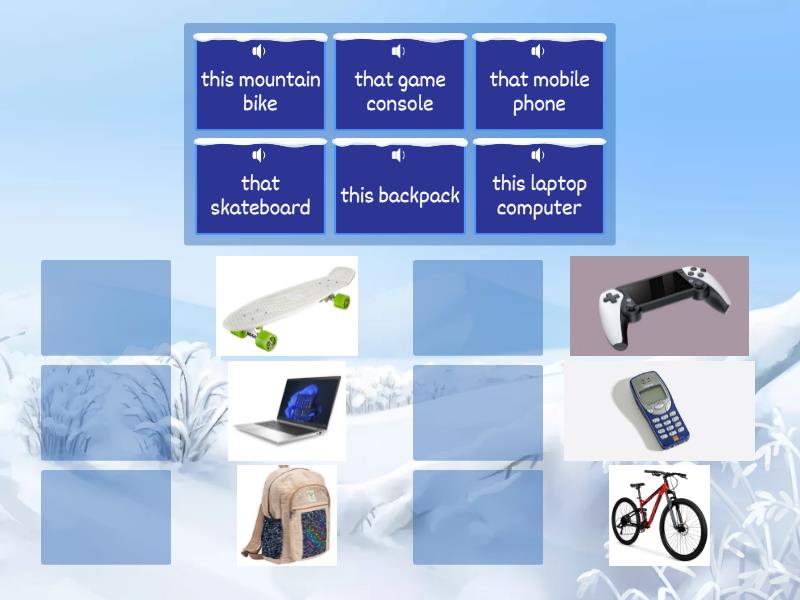 Go Getter 1, Unit 2, my things - Match up