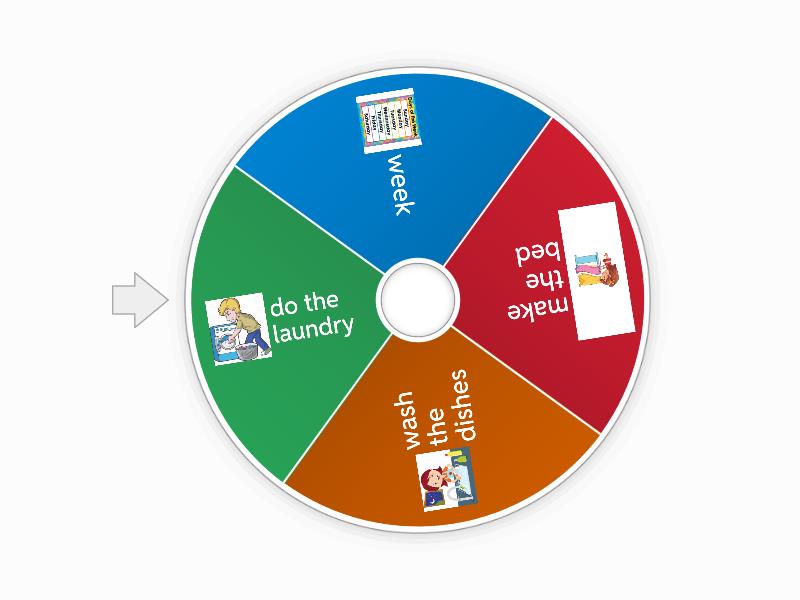 Household chores 2 lesson 1 - Spin the wheel