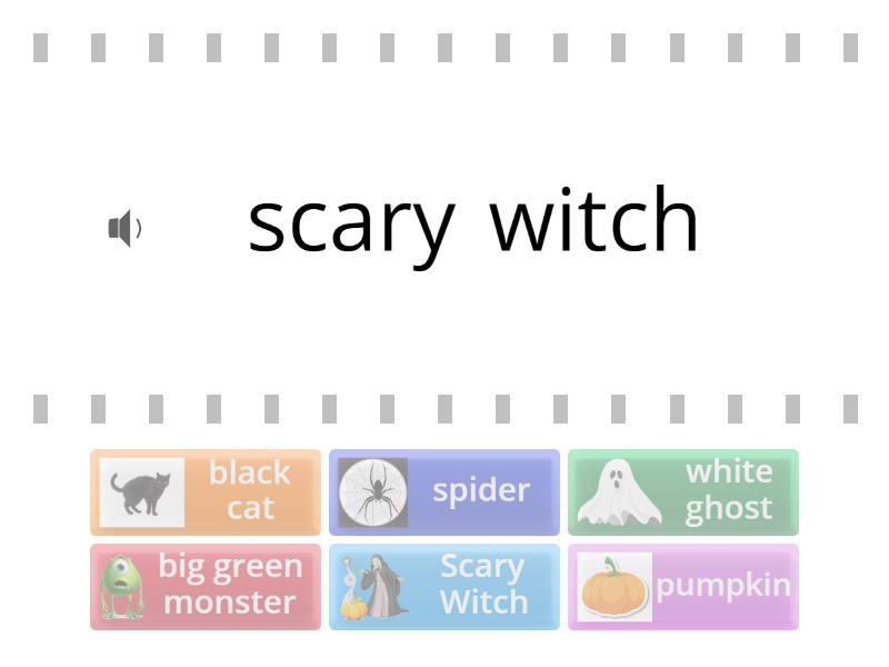 Halloween - Find the match