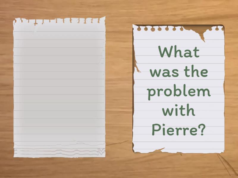 Pierre the Penguin - Comprehension Questions - Speaking cards