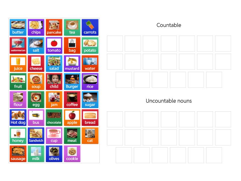 Countable x uncountable - Group sort