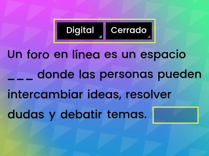 ¿Qué es un foro y cuáles son sus características? - Cümleyi tamamlayın