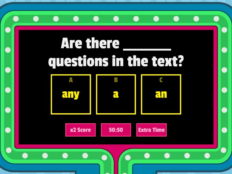 Tricky words quiz - Gameshow quiz
