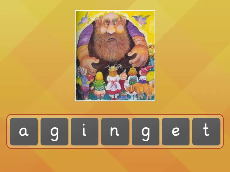 Ordenar las letras para formar palabras con ge gi - Anagram