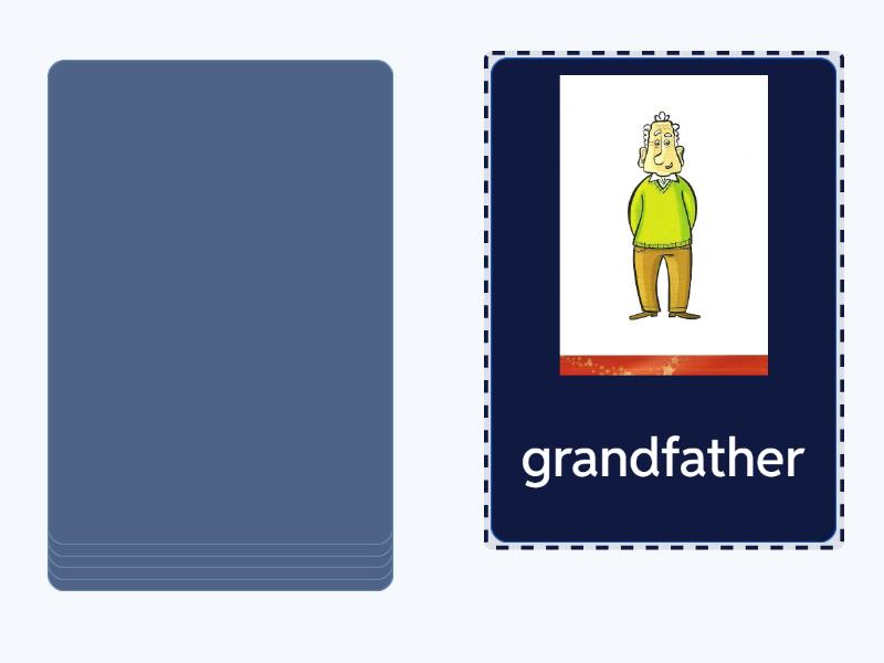 Kid's box 1. Unit 4. My family. (Flashcards) - Speaking cards