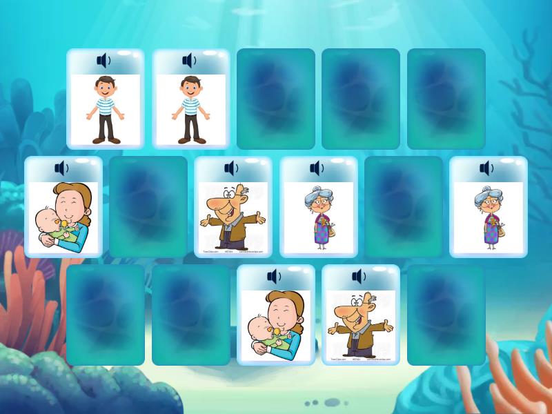 Family members - Matching pairs