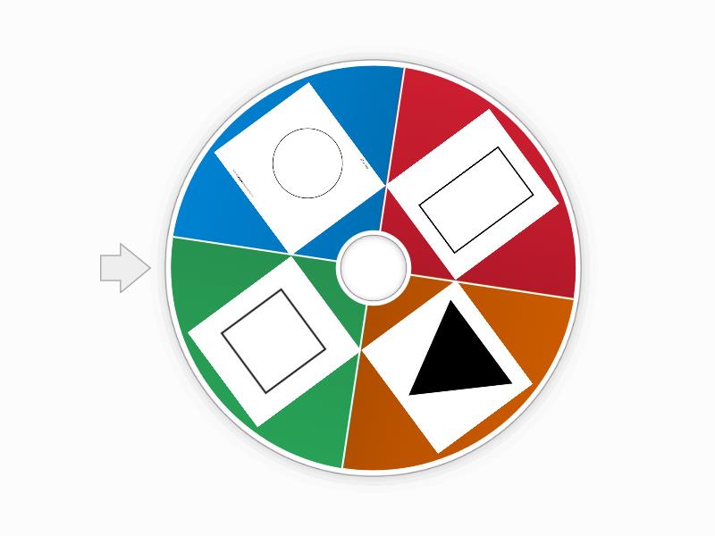 2D Shapes - Spin the wheel
