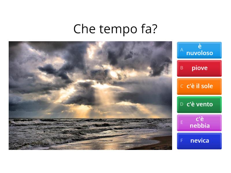 Che tempo fa? - Quiz