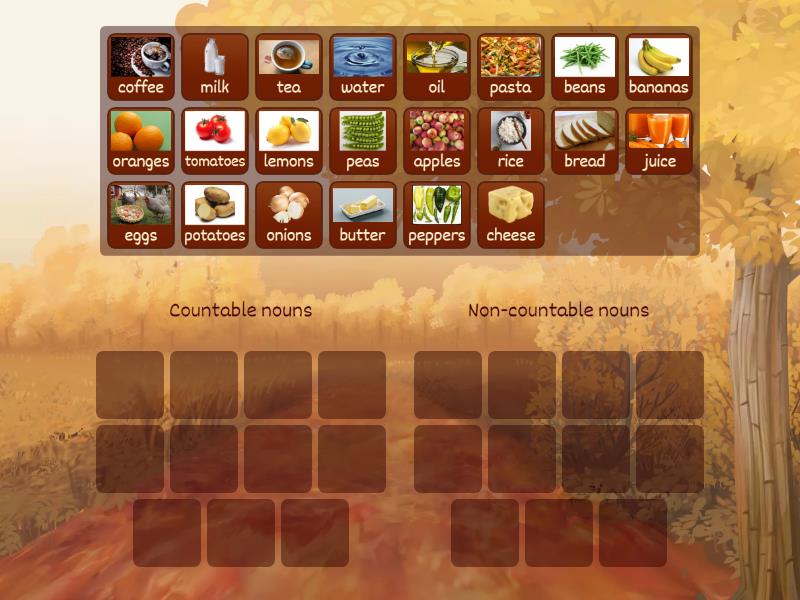Countable and Uncountable sorting out - Group sort