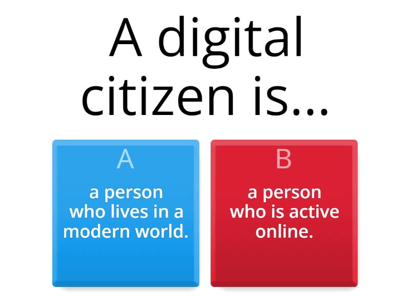 Are you a good digital citizen? - Quiz