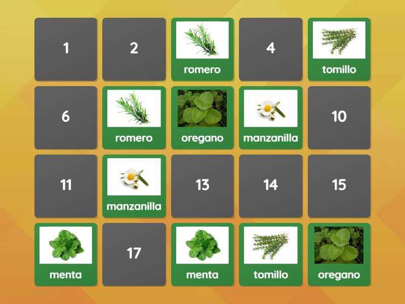 Plantas Medicinales - Memory