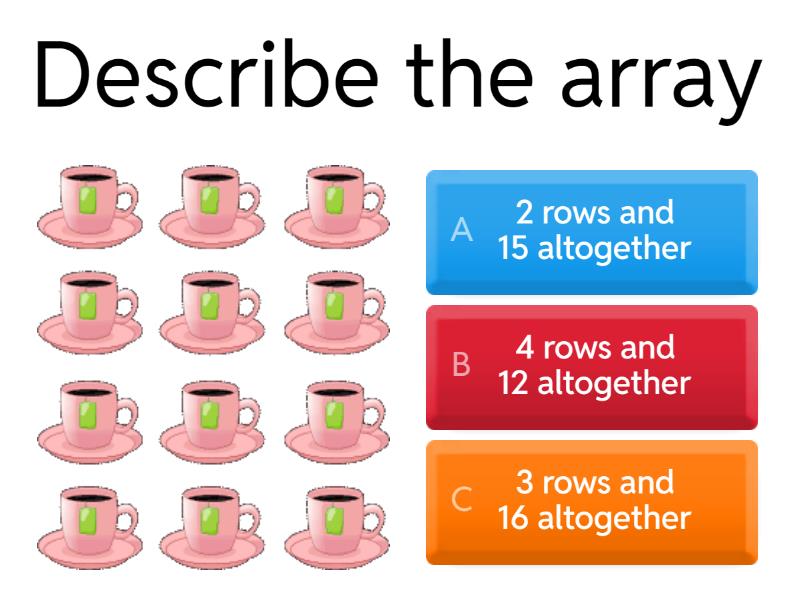 Describing arrays - Quiz