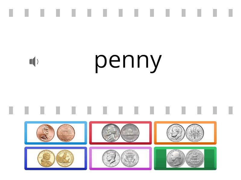 Listen & Identify the Coins - Find the match