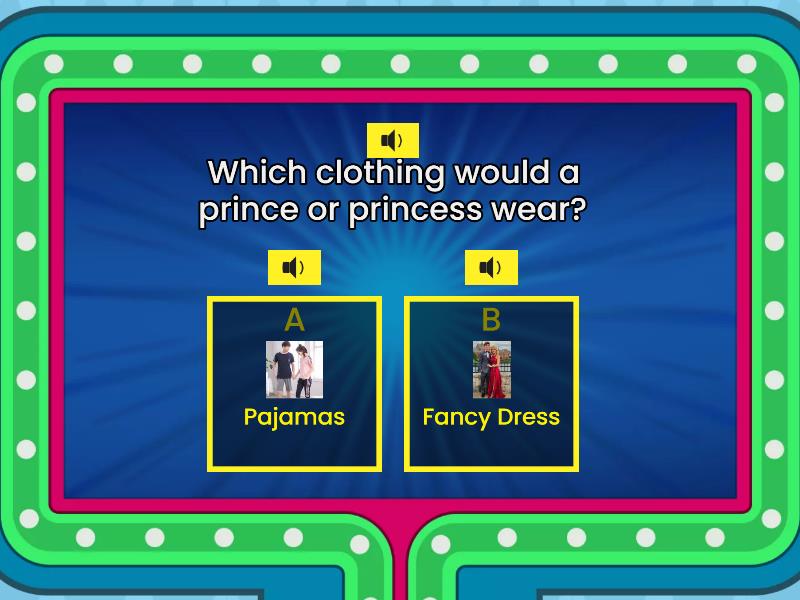 Kings and Queens Vocabulary - Gameshow quiz