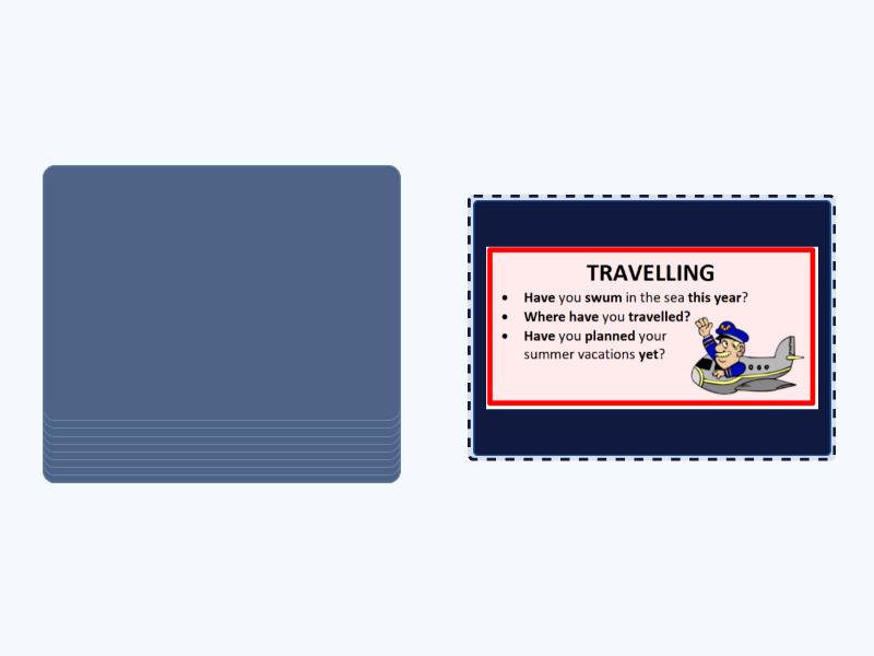 Present perfect - Speaking cards