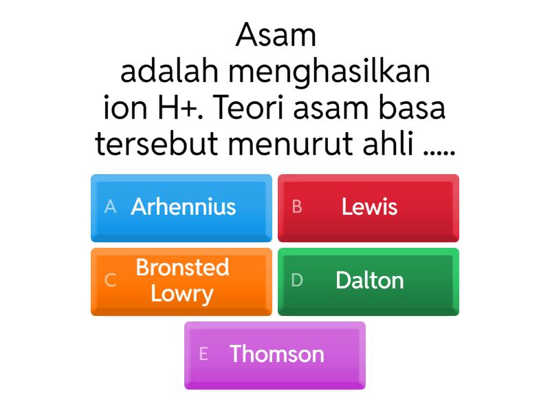 ASAM BASA KELAS XI - Quiz